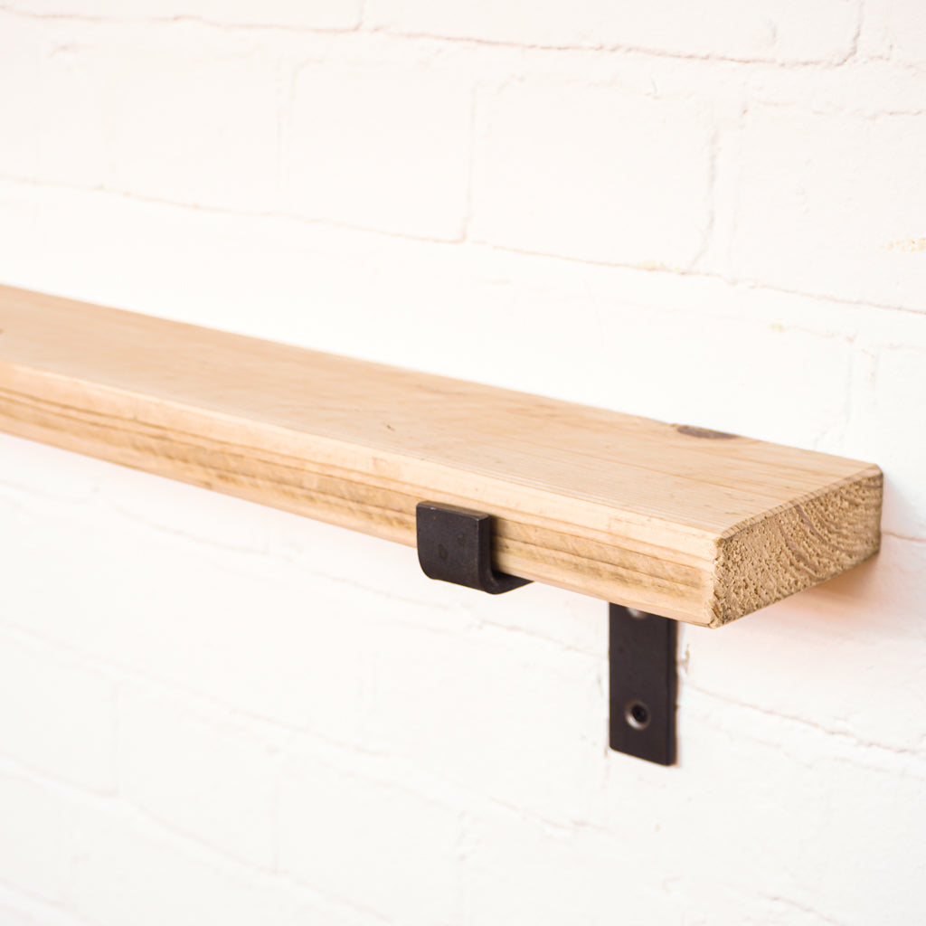 Reclaimed Rustic Narrow Shelf Kit (110mm width) - Propped Bracket – The ...